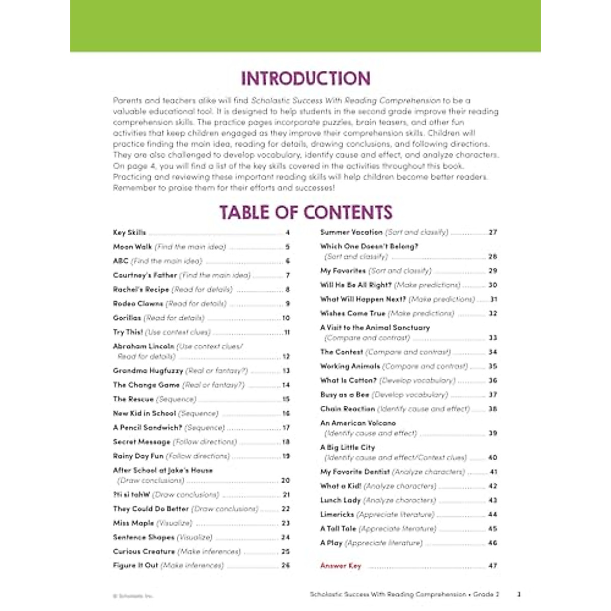 Scholastic Success with Reading Comprehension Grade 2 Workbook (Scholastic, Grade 2)