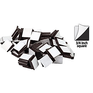 Adhesive Magnetic Squares (3/4" sq)