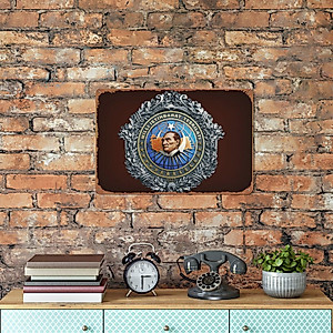 National Intelligence Organization (Türkiye Millî İstihbarat Teşkilatı) 3D Tablo Poster Sign Metal Tin Sign Wall Art Decor - Retro Sign for Home Decor Gifts - 8x12 Inch