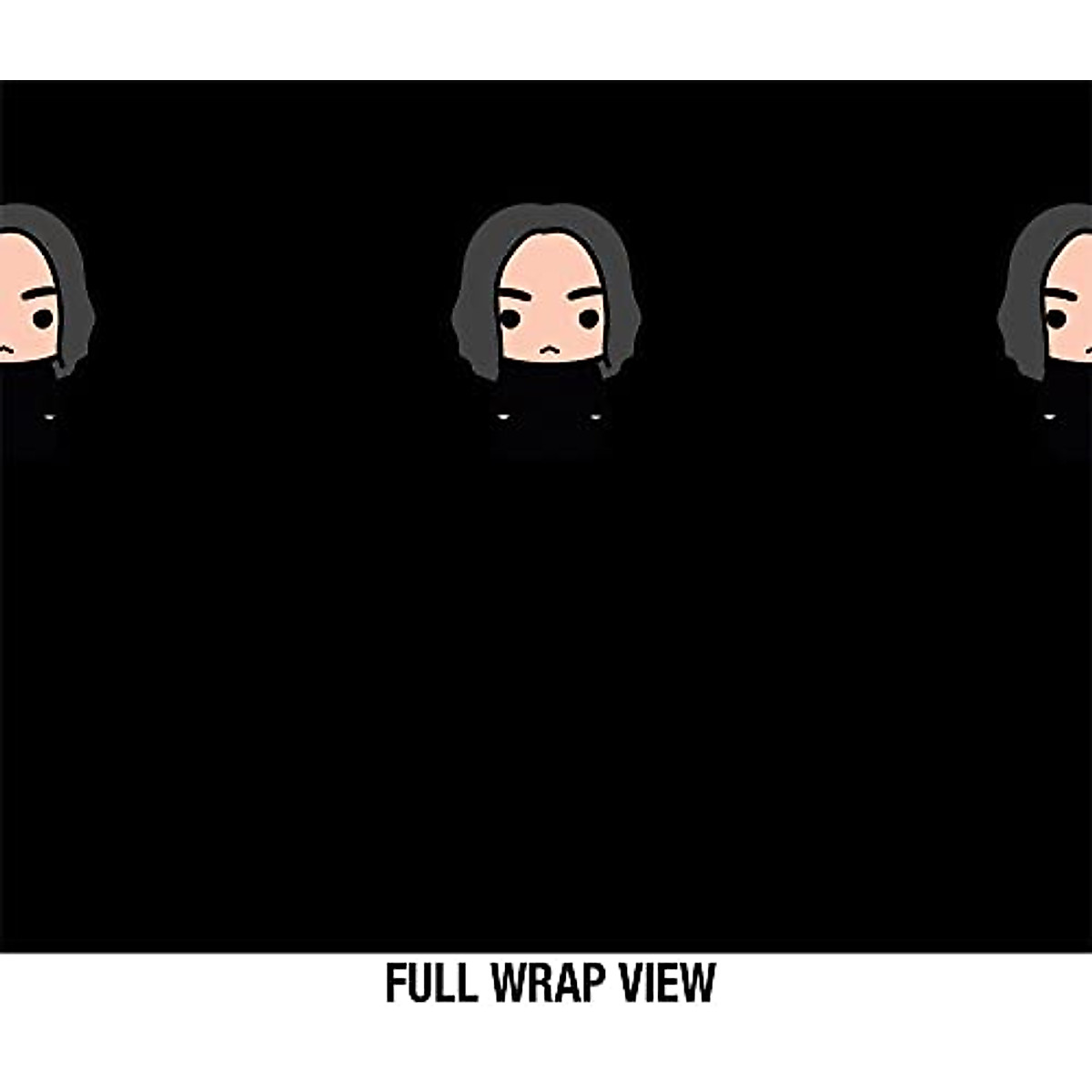 Harry Potter OFFICIAL Snape Cute Chibi Character 24 oz Insulated Canteen Water Bottle, Leak Resistant, Vacuum Insulated Stainless Steel with Loop Cap, Black