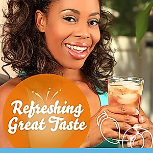 Crystal Light Sugar-Free Peach Mango Green Tea Naturally Flavored Powdered Drink Mix 60 Count Pitcher Packets