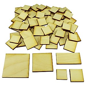 LITKO Miniature Base Set | Compatible with Warhammer Fantasy Battle | Wargames | Role-Playing Games | Laser-Cut 3mm Plywood | 20mm | 25mm | 25x50mm | 40mm | 50mm (56 Pack WH40K)