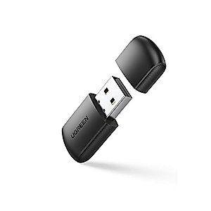 UGREEN AC650 USB WiFi Adapter for Desktop PC 5G 2.4G Dual Band WiFi Dongle Mini Wireless USB Computer Network Adapter Compatible with Windows 11 10 8.1 8 7