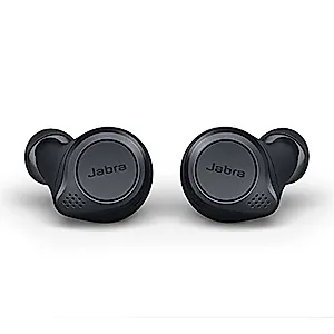Jabra Elite Active 75t True Wireless Earbuds with Wireless Charging Enabled Case, Gray (Renewed)