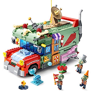 Maikerry 933 PCS PVZ Time Travel Set - Plants & Zombies Action Figures, Toys for Game Fans, Party & Birthday Gifts for Boys & Girls