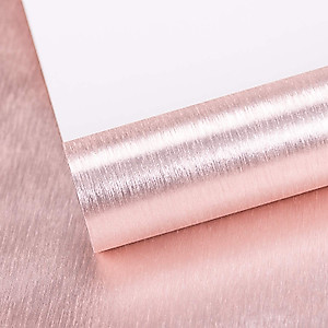 WRAPAHOLIC Wrapping Paper Roll - Mini Roll - 17 Inch x 16.5 Feet - Pink with Metallic Shine for Birthday, Holiday, Wedding, Baby Shower