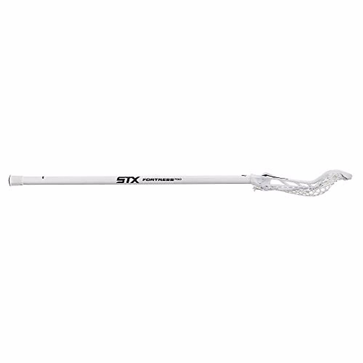STX Lacrosse Fortress 700 Complete Stick with Crux Mesh Pro Pocket, White