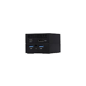 Fusion5 FMP4 Mini PC Windows 11 Pro - Intel Quad Core Mini Computer, 128GB Storage and 8GB RAM - Mini Desktop Computer with Dual Band WiFi, HDMI, USB 3.0, Micro SD Card Slot - Small & Portable