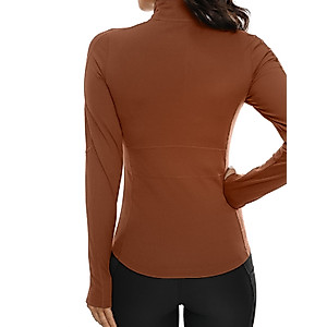 VUTRU Women's Workout Yoga Jacket Full Zip Running Track Jacket