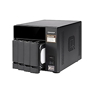 QNAP TS-473-4G 8 Bay NAS with AMD R-Series Quad-core 2.1GHz, and Four 1GbE Ports