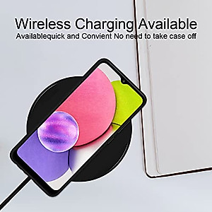 zaztify Phone Case for Samsung Galaxy A04, Cyan Butterfly Swirl Incline Coffee Latte Valentine Color Block Shockproof Protective Anti-Slip Thin Soft Cover Shell