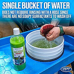Optimum No Rinse Wash and Wax – 1 Gallon, Rinseless Car Wash and Wax in One System, ONR Formulated with Carnauba Wax with UV Protection, Use as Car Wax, RV Wax, Airplane Wax, Boat Wax, Motorcycle Wax