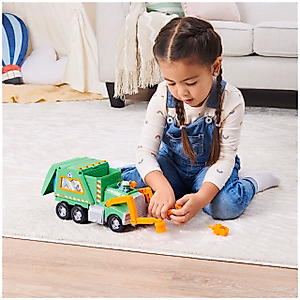 Paw Patrol, Rockyâ€™s Reuse It Deluxe Truck with Collectible Toy Figure and 3 Tools, for Kids Aged 3 and up