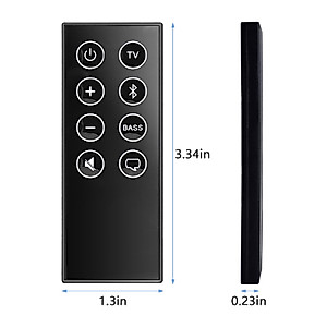 New Remote Control Replacement for Bose Solo 5 10 15 Series II TV Sound System 418775 431974 740928-1120 838309-1100, for Bose TV Speaker and Solo Soundbar Series II