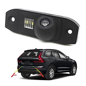 Car Reversing Camera for Volvo S90 S80L S40L S80 S40 S40L S60 V60 XC60 S60L XC70 2004-2015, HD Rear View Night Vision Camera