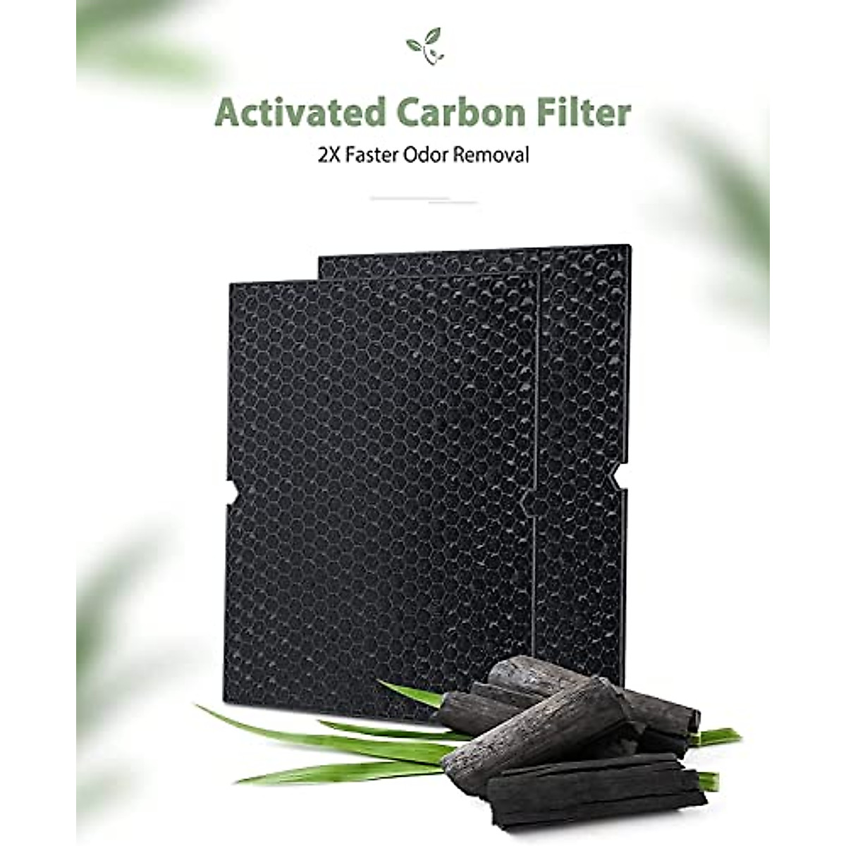 2-Set 5500-2 Air Purifier Replacement Filter for Winix 5500-2, H13 True HEPA Filter & Activated Carbon Filter Kit, Replace 116130 Filter H