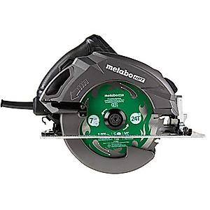 Metabo HPT Circular Saw | 7-1/4-Inch | 15-Amp Motor | 6800 RPM | Electric Brake | Dust Blower | C7BUR