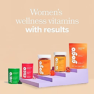 GOGO Fiber Gummies for Adults, 60 Count (Pack of 1) - Prebiotic Chicory Root Inulin Fiber Supplement - Daily Gummy Fiber for Digestive Gut Health, Constipation Relief - Non-GMO, Vegan & Cruelty-Free