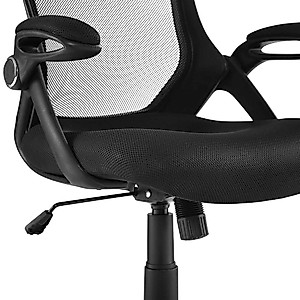 Modway Assert Mesh Adjustable Swivel Computer Desk Office Chair In Black