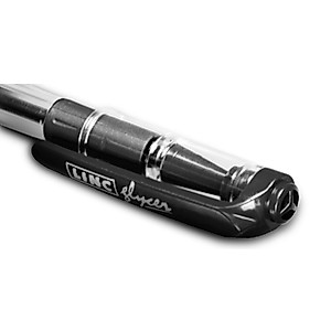 Linc Glycer Smooth Ball Point Pen, Soft Grip, 1.00mm Tip, 36-Count, Black
