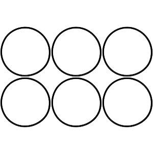 AppliaFit O-Rings Compatible with 3M Aqua-Pure 63597-174C and 63597-174P for Aqua-Pure Water Filters AP101T, AP11T, AP102T and More. Also Compatible with Watts Premier WP252235 (6-Pack)