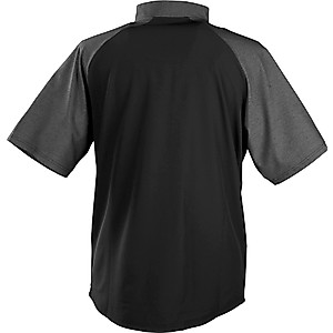 Rawlings COLORSYNC Short Sleeve Cage Jacket | Adult XXX-Large | Black, 3X-Large
