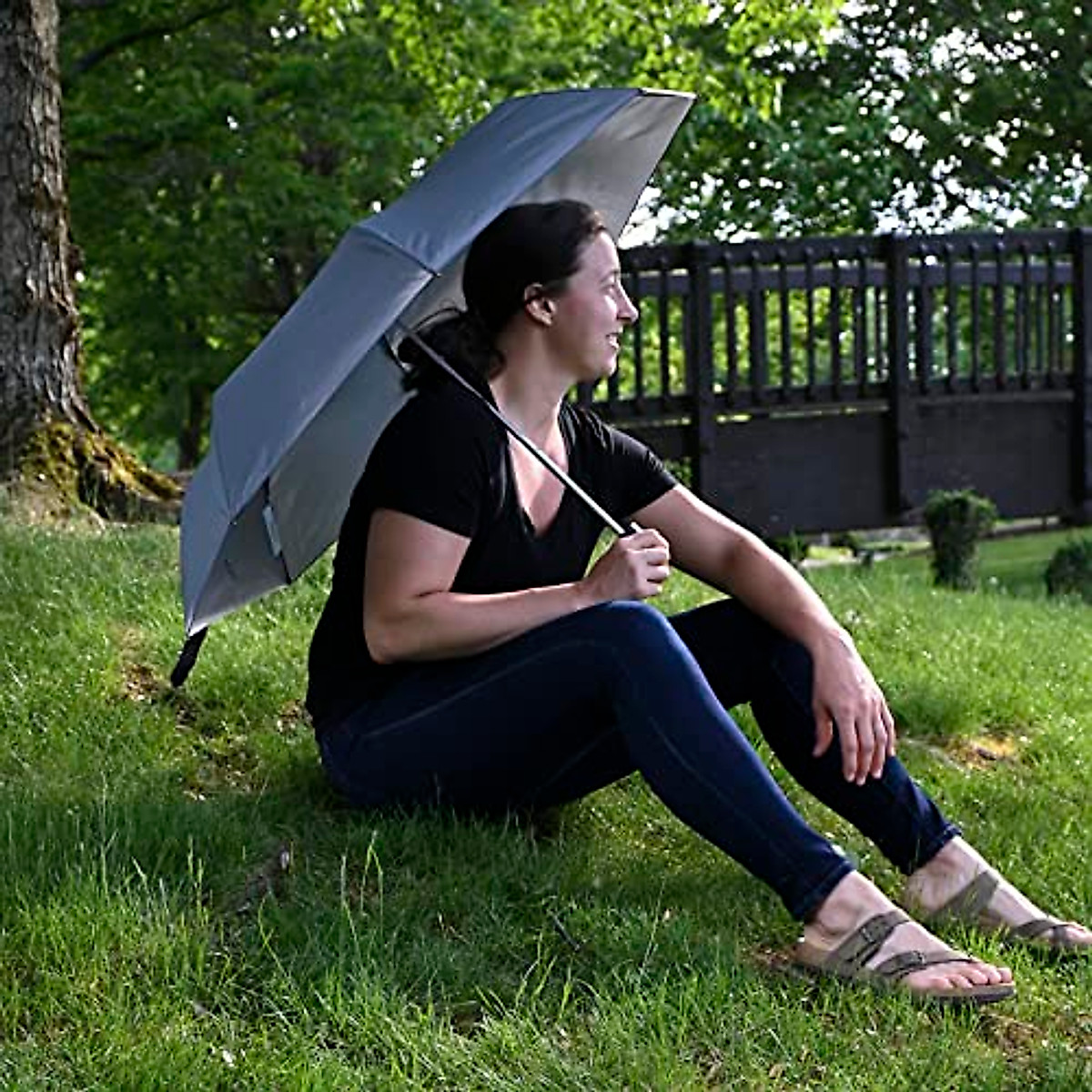 ShedRain Umbrellas Rain Essentials Manual Compact, Charcoal, One Size