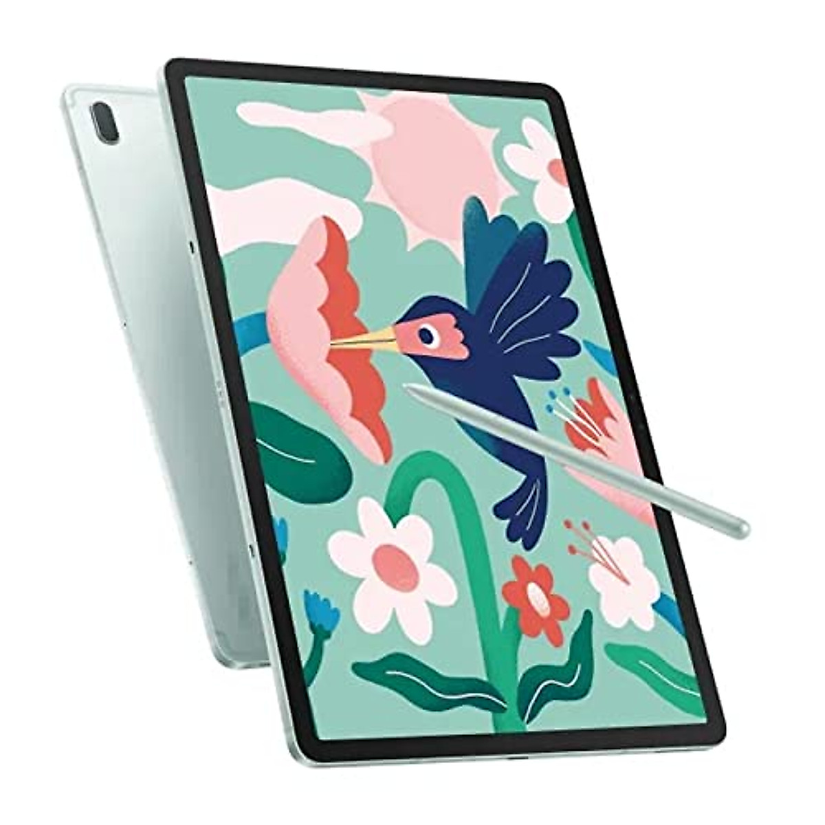 Galaxy Tab S7 FE S Pen Replacement Stylus Pen for Samsung Galaxy Tab S7 FE SM-T730, SM-T733, SM-T736B Touch Pen + Tips/Nibs (Mystic Green)