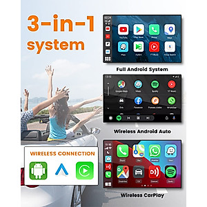 Carlinkit Ai Box Mini, Android 11, Multimedia Video Magic Box,3GB+32GB,Built-in GPS,Wireless Caplay & Wireless Android Auto, Only Support Car with OEM Wired CarPlay