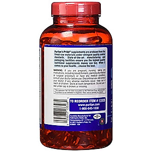 Omega-3 Fish Oil 1200mg, 200 softgels by Puritan's Pride (13328)