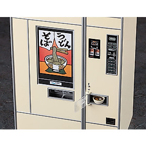 Hasegawa 1/12 Scale Nostagic Vending Machine Udon Soba - Plastic Model Building Kit # 62012
