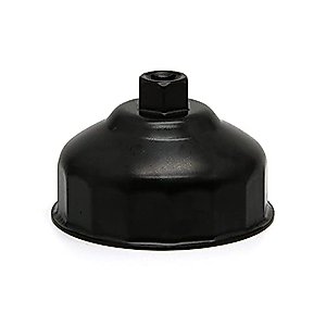 Oil Filter Wrench Cap Removal Tool 86.4mm 16 Flutes for BMW with 86mm Cartridge Style Filter Housing Caps, Oil Filter Housing Cap Removal Tool to Change Oil, Oil Filter Socket Wrench Kit for BMW