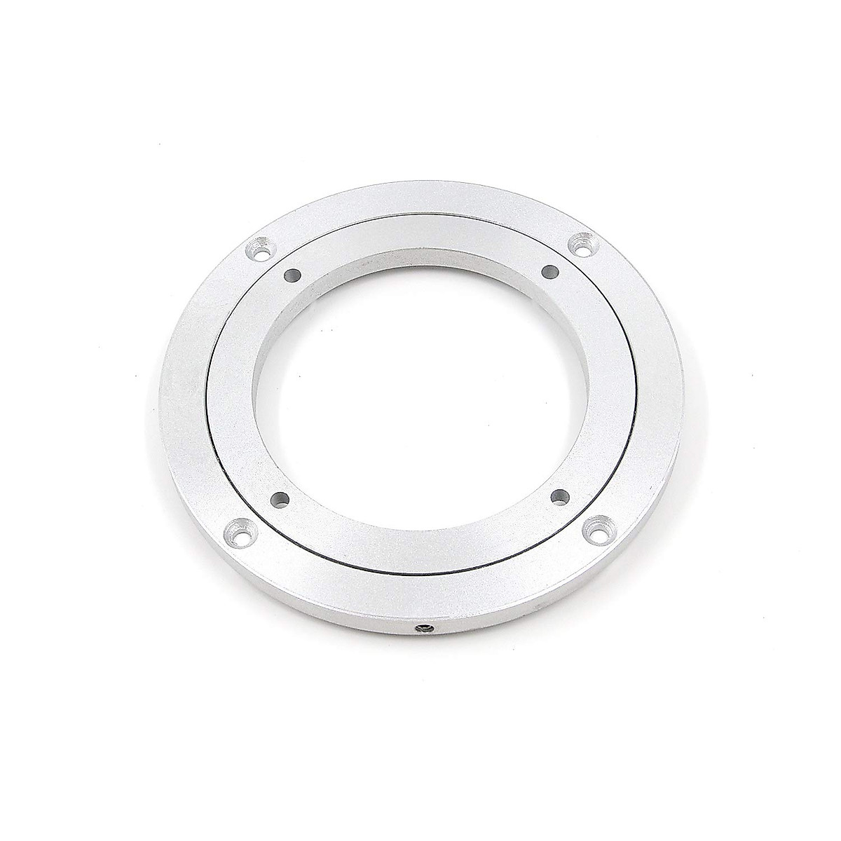 FarBoat Turntable 5.5-Inch Turntable Bearing Stand Heavy Duty Aluminum Alloy 360 Degree Rotating Swivel Plate Heavy Loads Base for Round Table