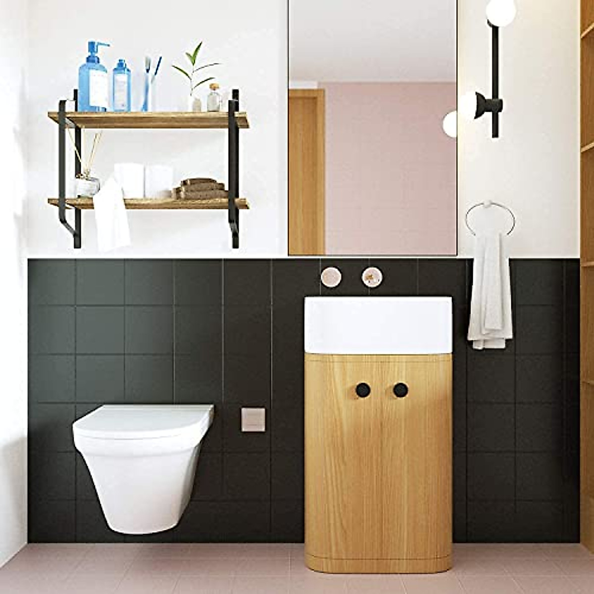 Love-KANKEI Floating Shelves Bundle（Contains 2 Items）