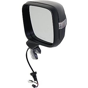 Kool Vue Driver & Passenger Side Power Heated Mirrors for Jeep Renegade 2015-2018 With Signal Light Textured