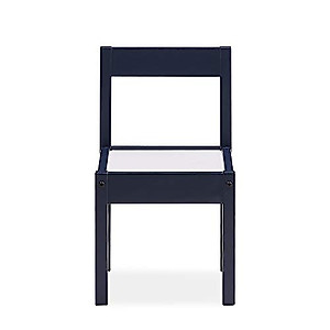Baby Relax Hunter 3-Piece Kiddy Table & Chair Kids Set, Blue / White