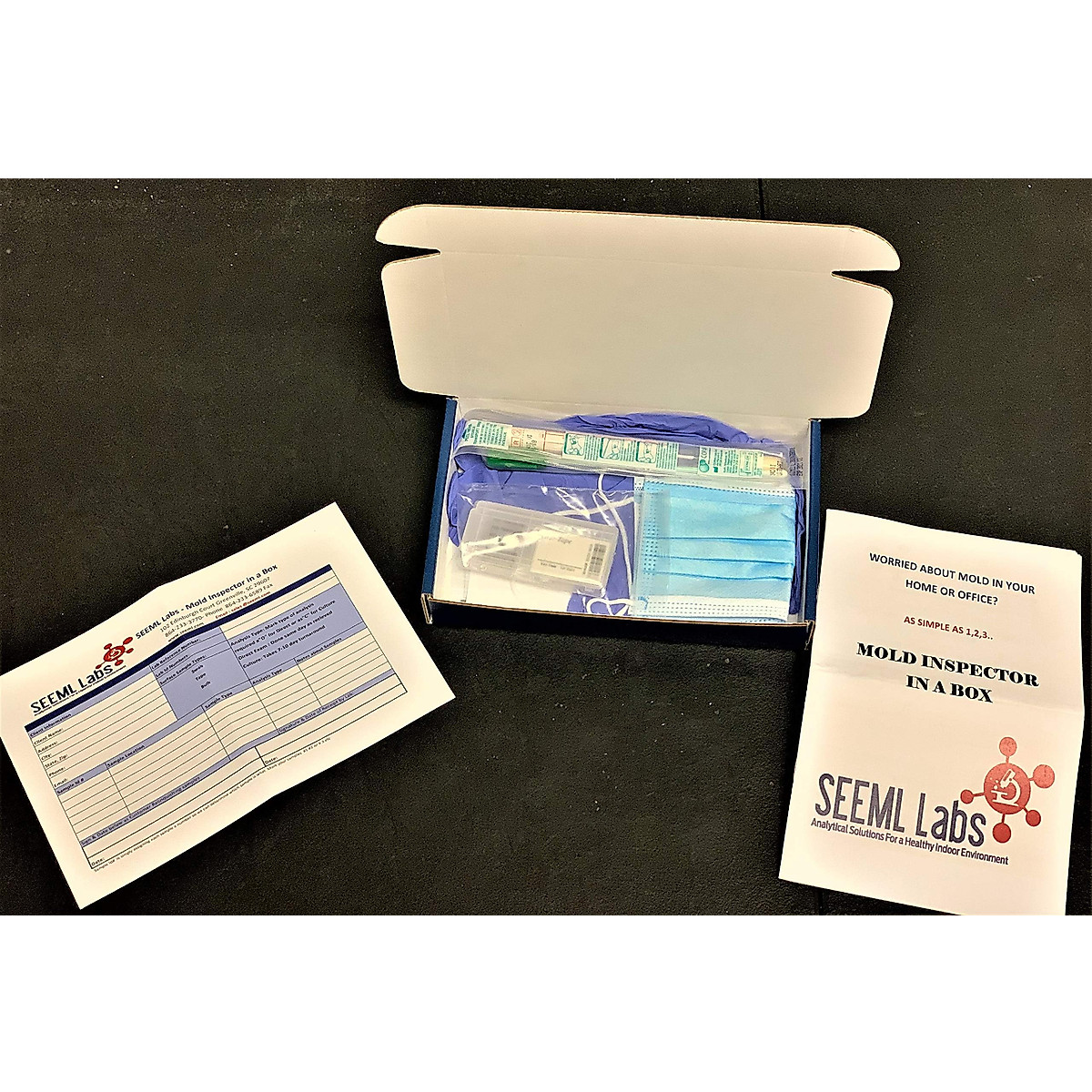 DIY Mold 3 Test Kit (Same Day Results) Expert Consultation and AIHA-LAP, LLC Accredited Lab Analysis Included