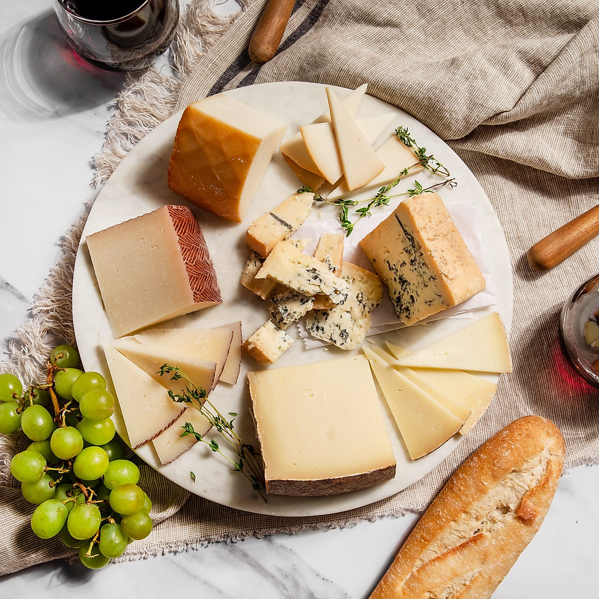 igourmet Delightful Spanish Cheese Assortment - Gourmet Sampler with Zamorano, Smokin' Goat, Los Cameros, and La Peral Blue Cheese - Flavors of Spain, Perfect Pairings - Artisanal Cheese Selection