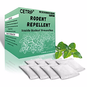 suphanlin CETRIP Peppermint Oil to Repel Mice and Rats,Mouse Repellent,8 Pack Rodent RepellentRat Repellent Outdoor/Indoor,Mouse Deterrent Indoor, Rodent Deterrent