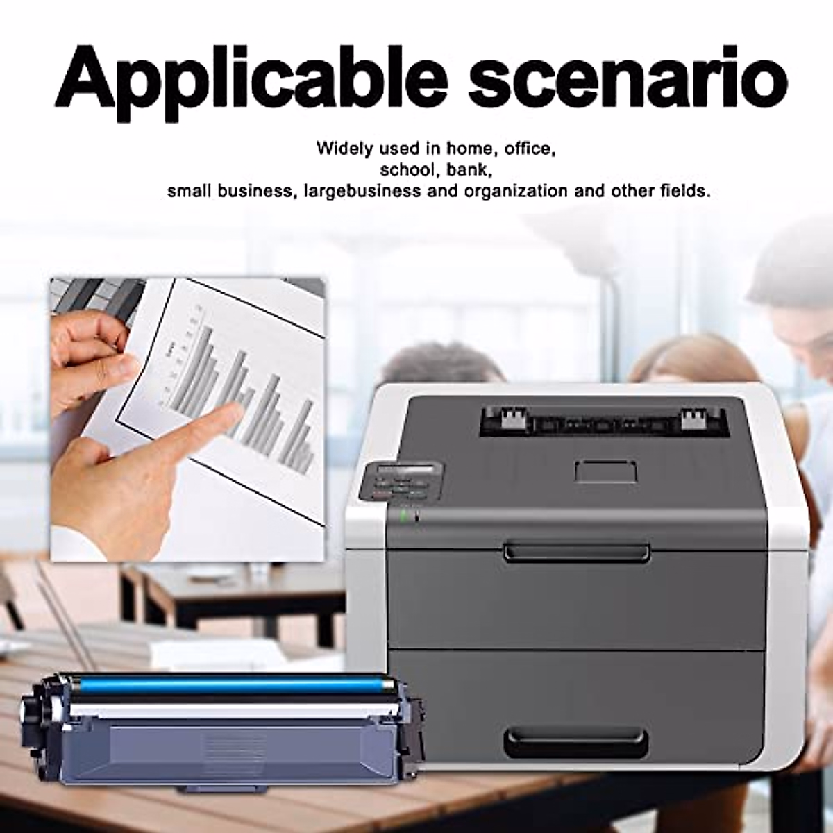 HIYOTA Compatible TN-225C TN225 Cyan Toner Cartridge Replacement for Brother TN 225 HL-3140CW 3150CDN 3170CDW 3180CDW MFC-9130CW 9140CDN 9330CDW 9340CDW DCP-9015CDW 9020CDN Printers | TN 225 2PK