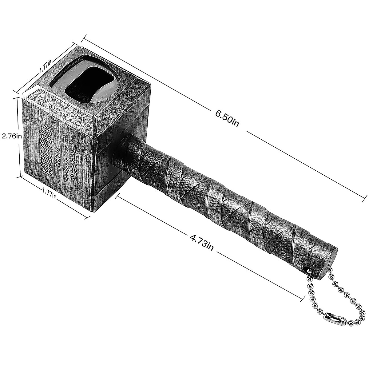 2-Pack Mjolnir Bottle Opener,Magnetic Thor Hammer Bottle Opener,Thor Beer Bottle Opener,Thor Refrigerator Magnets