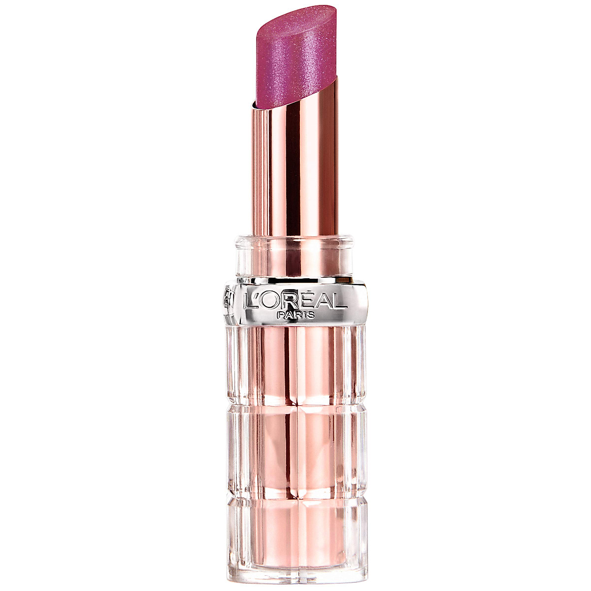 L'Oreal Paris Makeup Colour Riche Plump and Shine Lipstick, for Glossy, Radiant, Visibly Fuller Lips with an All-Day Moisturized Feel, Mulberry Plump, 0.1 oz.