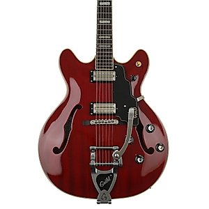 Guild Starfire V with Guild Vibrato - Transparent Cherry Red