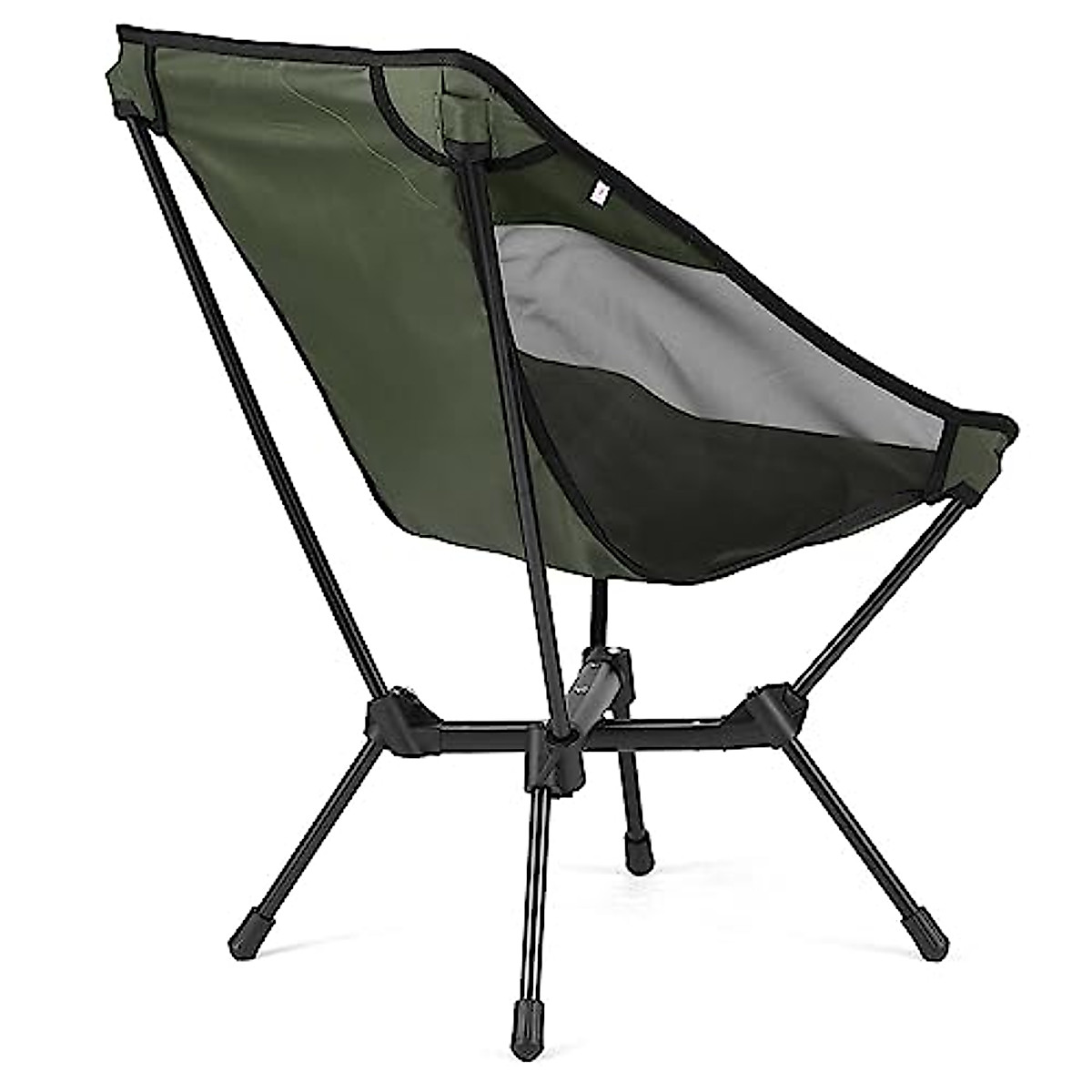 TOMSHOO Portable Camping Chairs Lightweight Folding Chair Outside, Compact Beach Chairs for Adults Adjustable Height Foldable Chair for Backpacking, Travel, Hiking, Fishing, Supports 350 Lbs