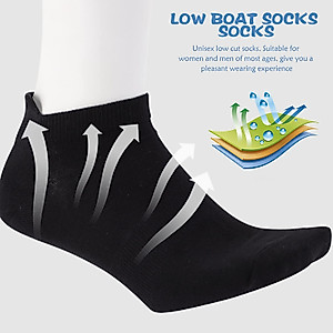 Adorainbow 6 Pairs Low Top Crew Socks Cotton No Show Socks Mens Stocking Breathable - Slid Sock Men Socks Man No Show Socks Sport Socks for Men Ankle Socks Low Cut Men and Women Slippers