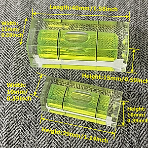 YMGBHNKJLS 6Pcs Optics Mounts Rifle Scopes for 20mm Mounting Adapter Anti-Cant Optics Mounts for Sports Outdoors Hunting Fishing Shooting