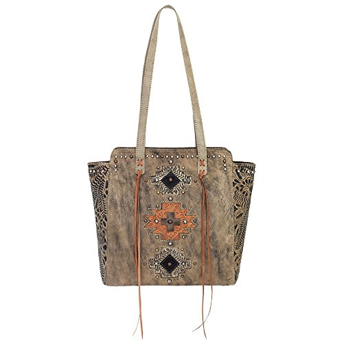 American West Navajo Soul Collection Zip Top Tote One Size