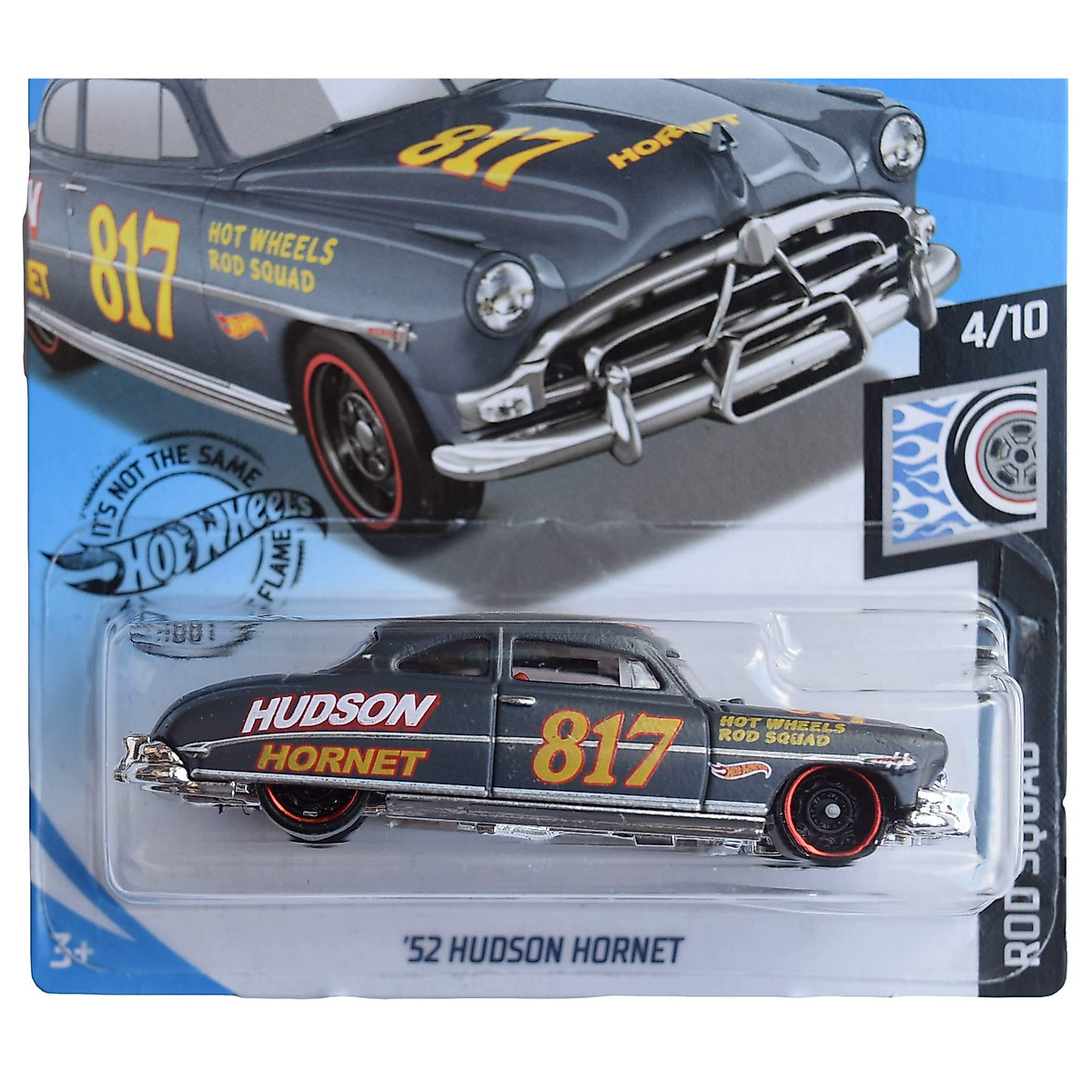 Hot Wheels Rod Squad 4/10 '52 Hudson Hornet 140/250, Gray