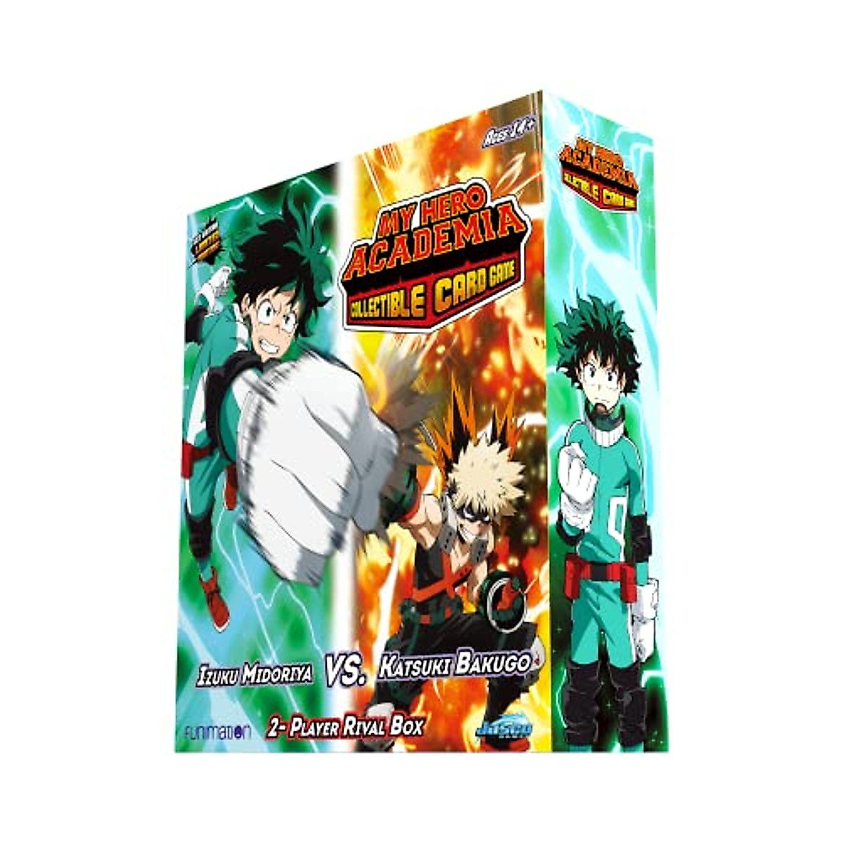 My Hero Academia Collectible Card Game Izuku Midoriya vs. Katsuki Two Player Rival Decks | Trading Card Game for Adults and Teens | Ages 14+ | 2 Players | Avg. Playtime 45+ Mins | Made by Jasco Games
