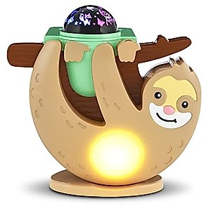 Project Nursery Sleepy Sloth Sound Soothing Crib Projector – 8 Soothing Sounds, Multicolor Ceiling Projection, Sleep Timer, Nightlight, Attaches to Crib, Portable - for Babies, Toddlers and Kids